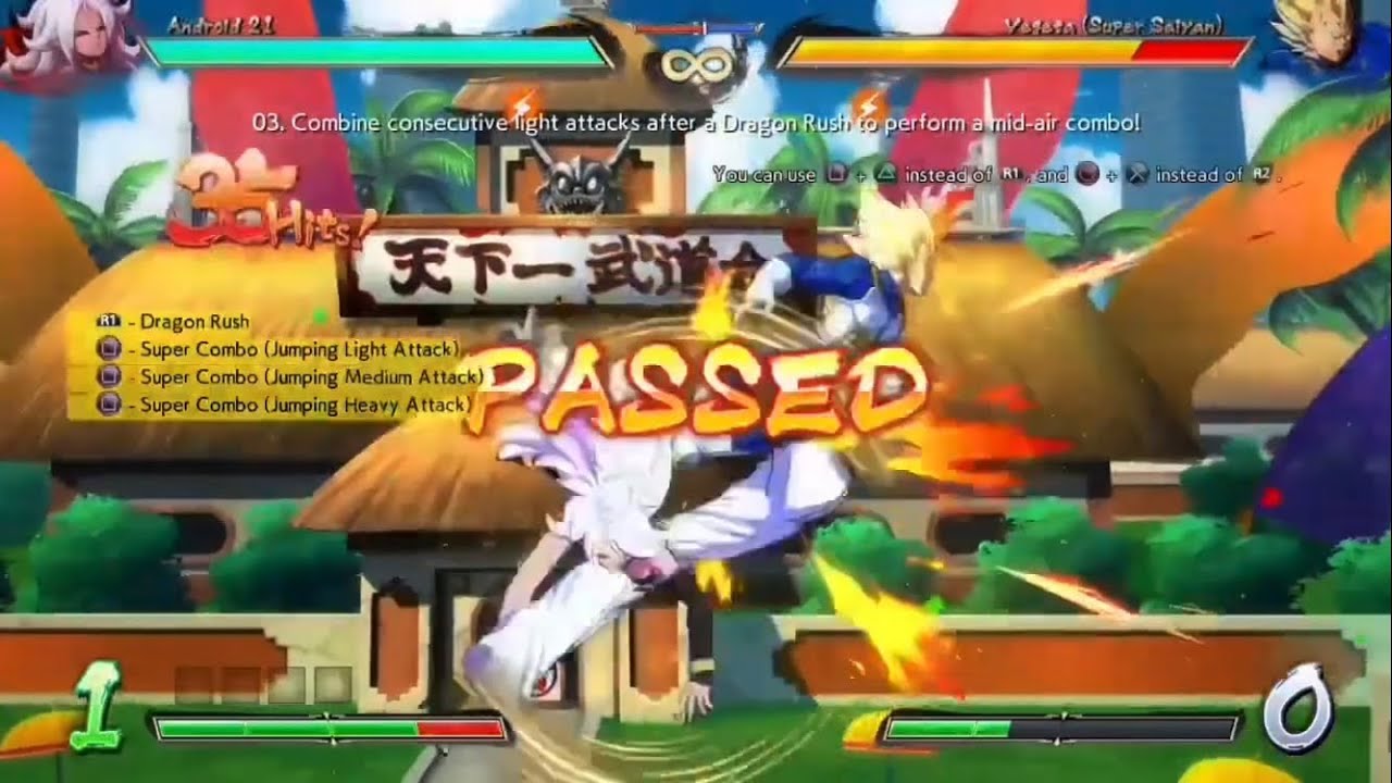 Dragon Ball FighterZ - Android 21 | Combo Challenge #3 - YouTube