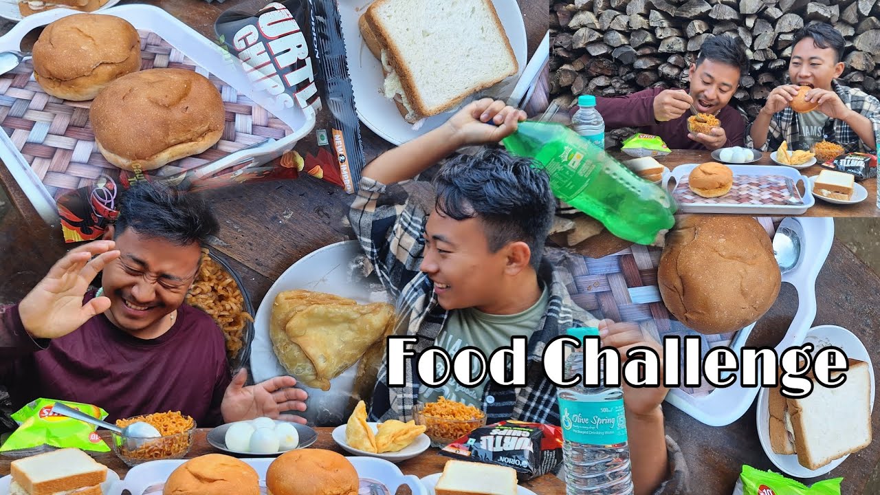 Food Eating Challenge | Looser get hit by Bottle 🤯| Siblings Fun Food ...