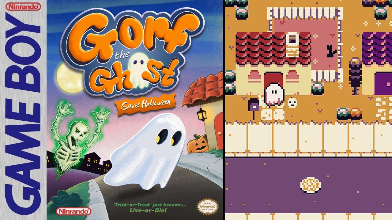Gorf Saves Halloween [Game Boy] Homebrew - YouTube