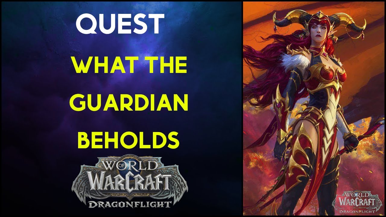 What the Guardian Beholds WoW Quest - YouTube