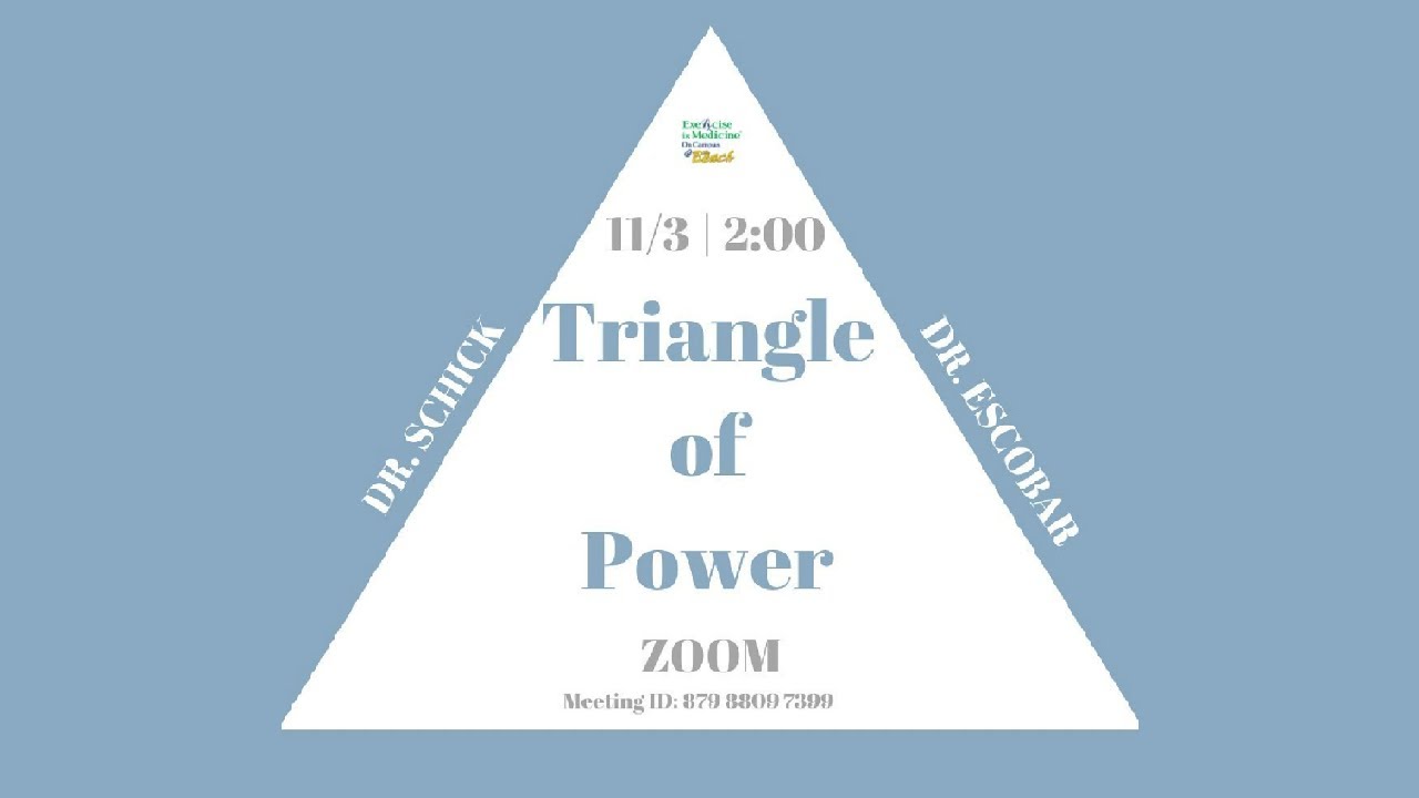 November 3rd, 2022 - Triangle of Power "Diabetes and Exercise" - YouTube