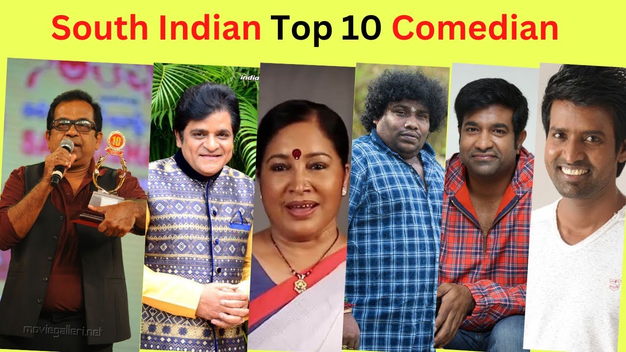 South का शीर्ष हास्य अभिनेता कौन है? South Movie Top 10 Comedian|| Who ...