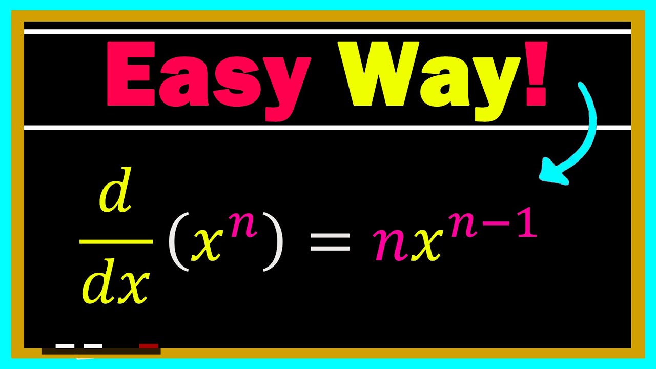 EASIEST PROOF of the POWER RULE!!! - YouTube