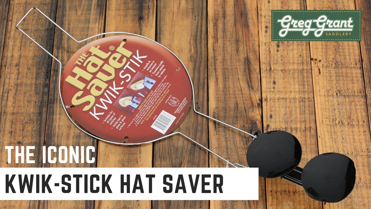 The Kwik Stick Hat Saver - Greg Grant Saddlery - YouTube