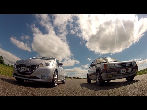 Drag Race : Peugeot 205 VS 208 GTI (Motorsport) - YouTube