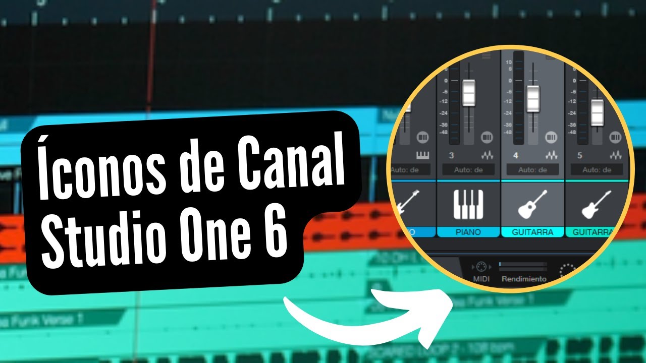 Iconos de canal en Studio One 6 #studioone #studioone6 - YouTube