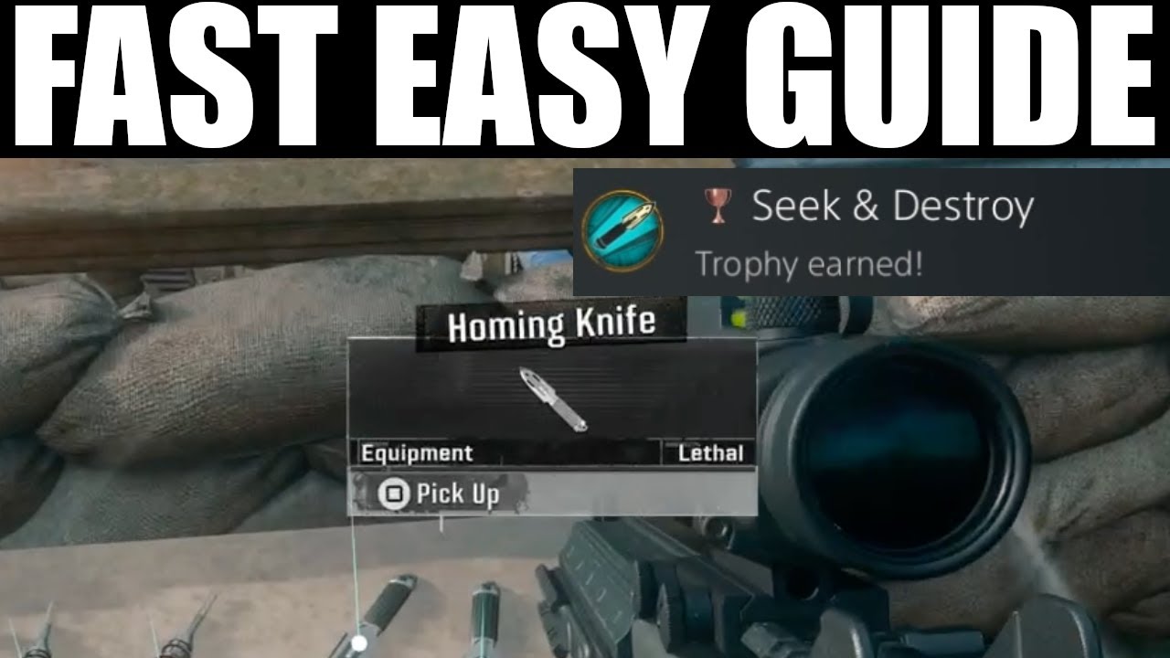 How to "Get 2 Kills with a single remote controlled Throwing Knife from ...