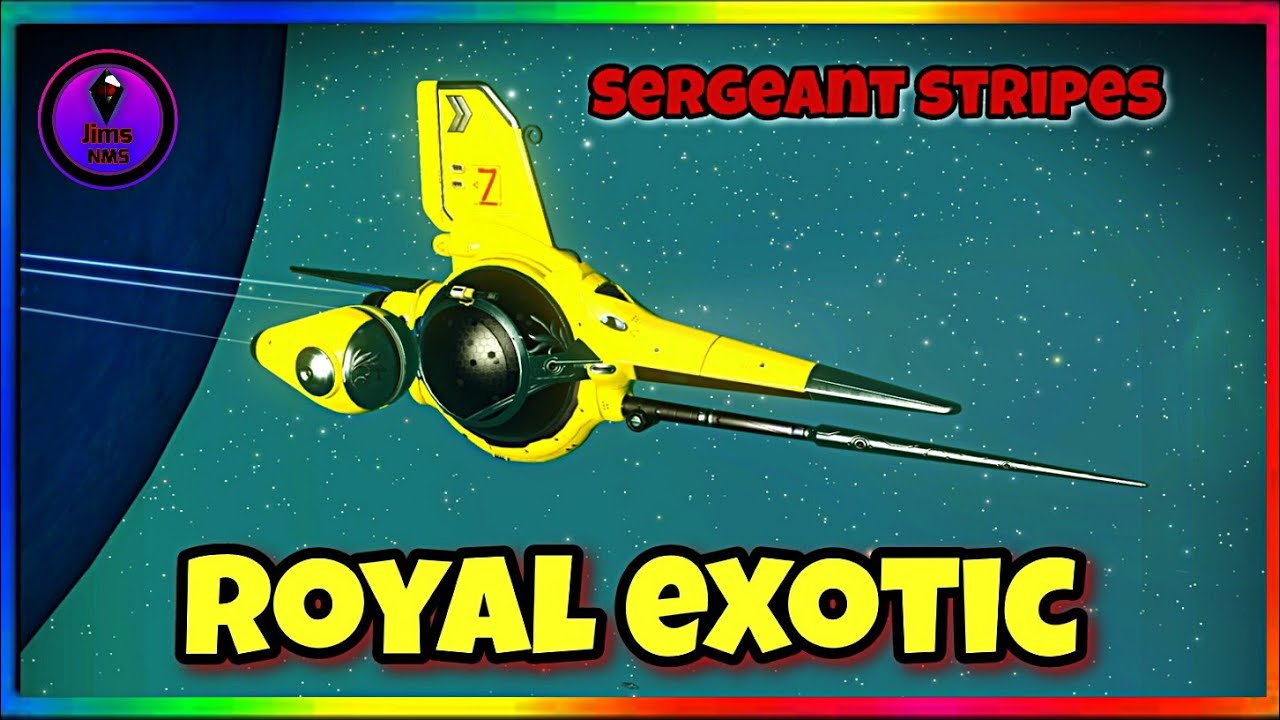 Royal 7 exotic ship in no man's sky - YouTube