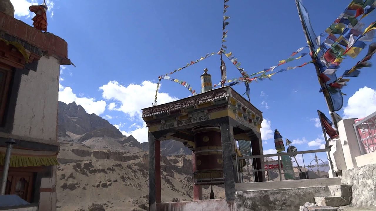 Mulbekh Monastery or Mulbekh Gompa HD Video - YouTube