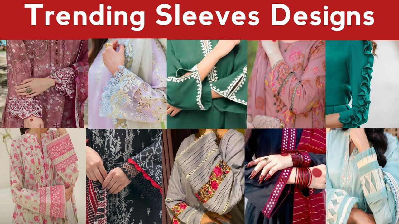 Beautiful Sleeves Designs @FashionWithSidrah - YouTube