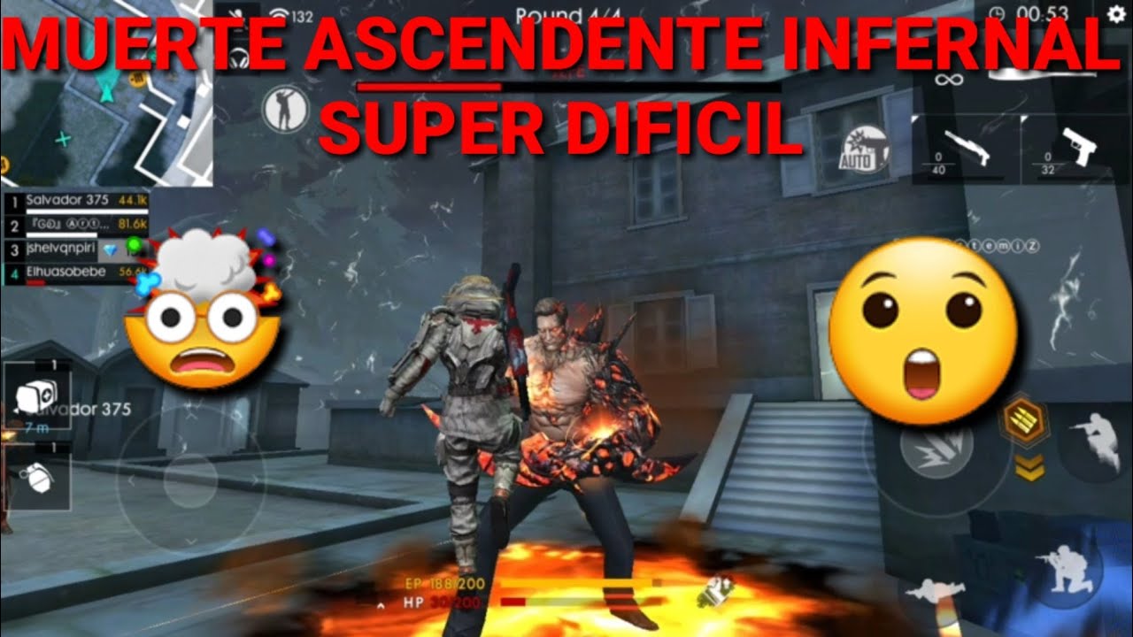 Juego muerte ascendente infernal FreeFire *SUPER DIFICIL* - YouTube