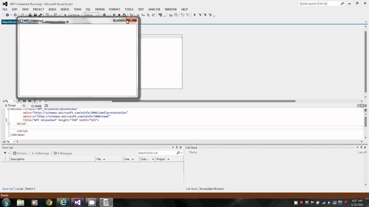 WPF Unleashed E1-Windows and XAML - YouTube