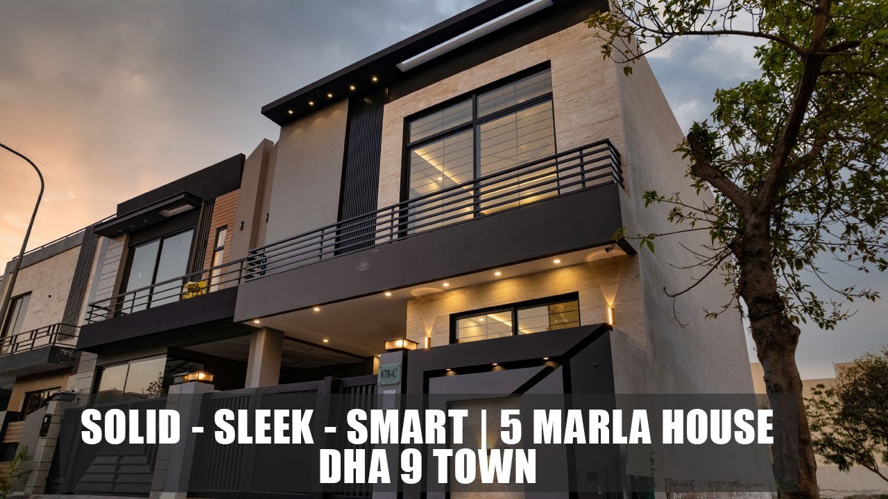 Solid, Sleek & Smart | 5 Marla House in DHA 9 Town by Block Construction, Lahore - Pakistan ...