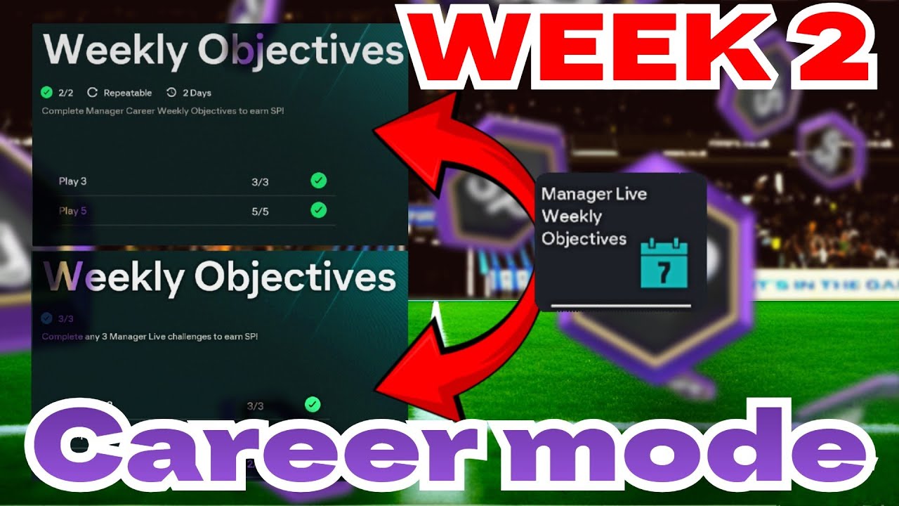 How to COMPLETE ALL THE CAREER MODE LIVE & WEEKLY OBJECTIVES FAST ...