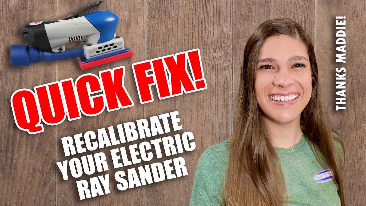 SurfPrep Recalibration for Electric Sanders - YouTube