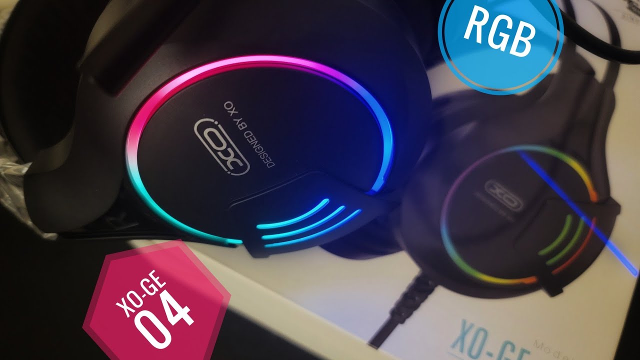 XO Gaming Stereo Headset with RGB(XO-GE-04) Unboxing - YouTube