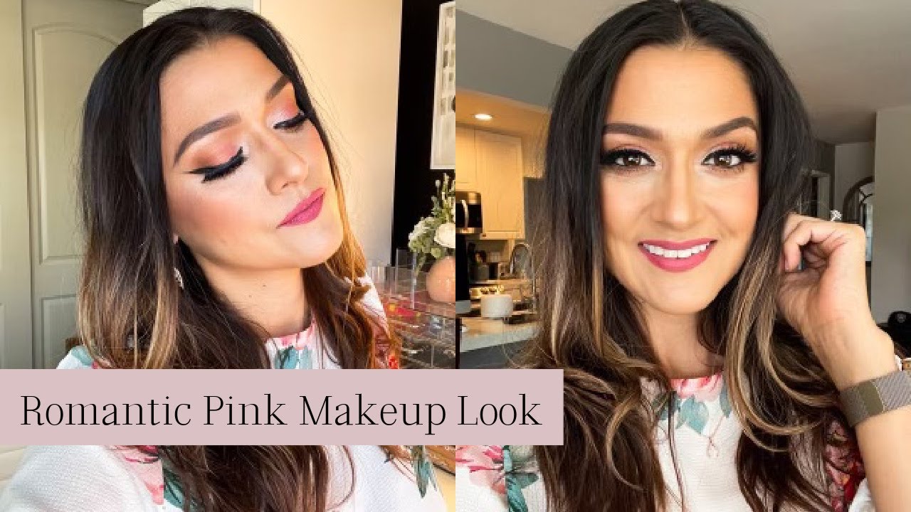 Romantic Pink Makeup Look - Using Bellame Products - YouTube