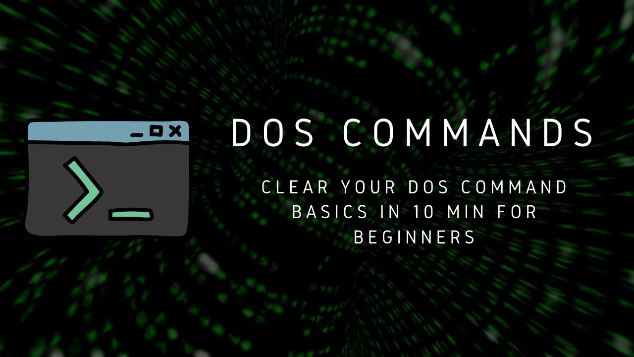DOS Commands for beginners | MUST WATCH | BASIC | - YouTube