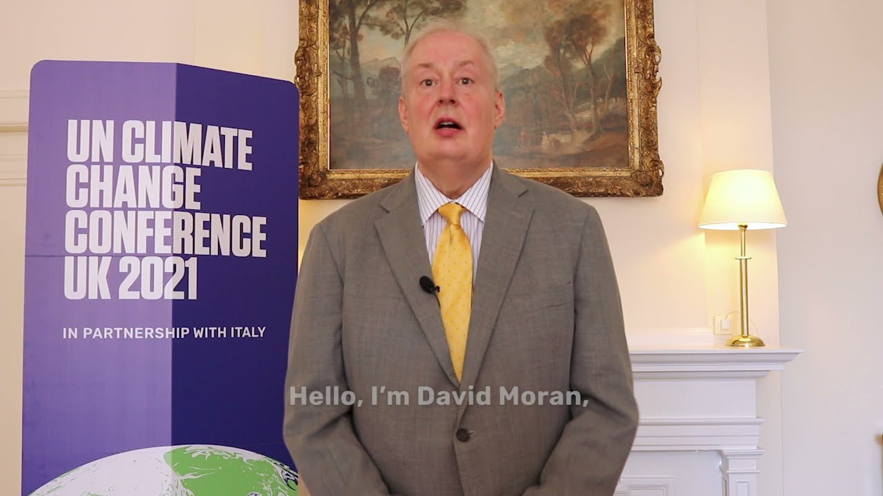 26 Days to COP26: David Moran, COP26 Regional Ambassador for Europe ...