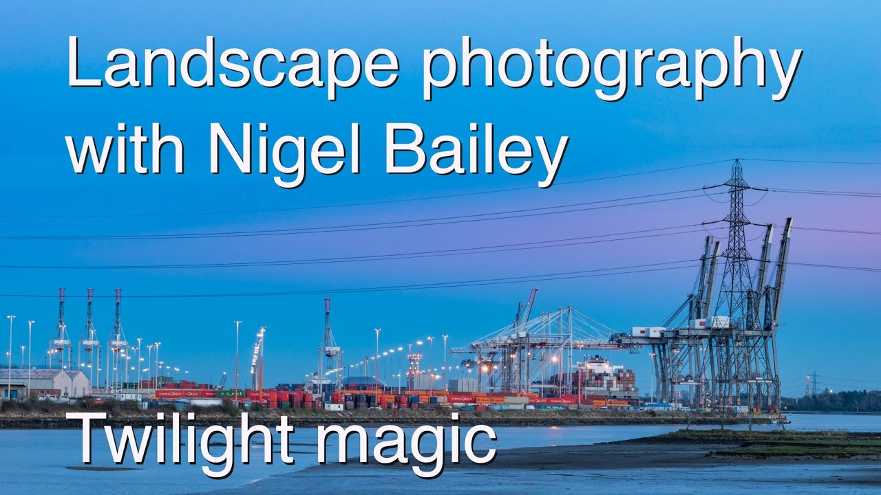Landscape photography at Southampton Docks - lights at sunset - YouTube