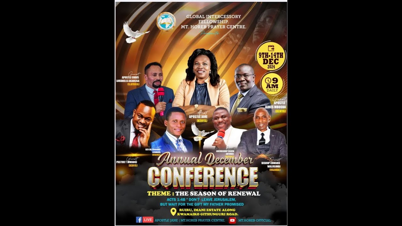 DECEMBER CONFERENCE 2024 || DAY 1 || 1ST SESSION || APOSTLE JANE - YouTube