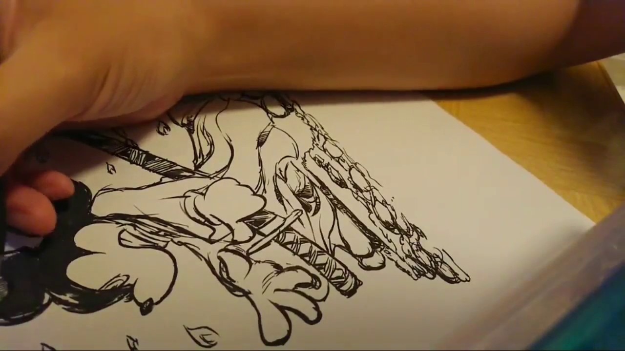 ディズニー 侍ミッキーマウス お絵かき disney samurai mickey mouse. - YouTube