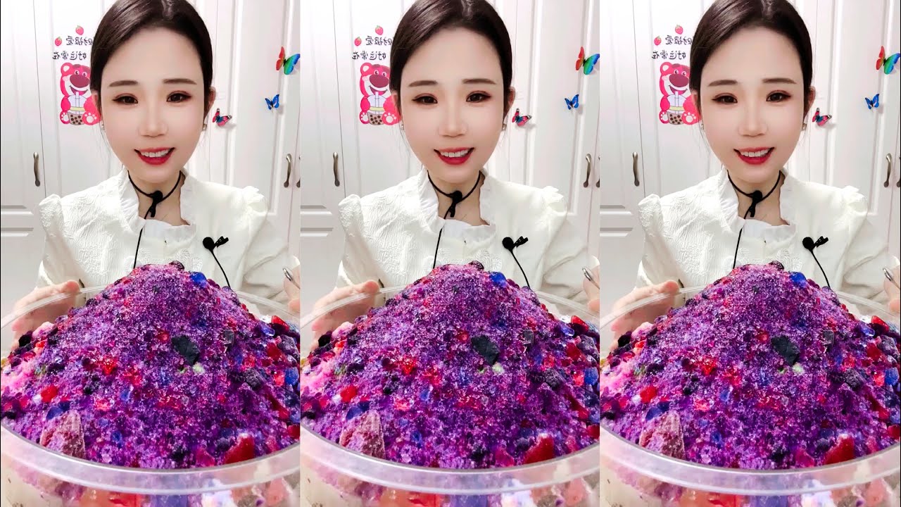 ASMR YY SHAVED ICE EATING with MATCHA | RELAXING - YouTube