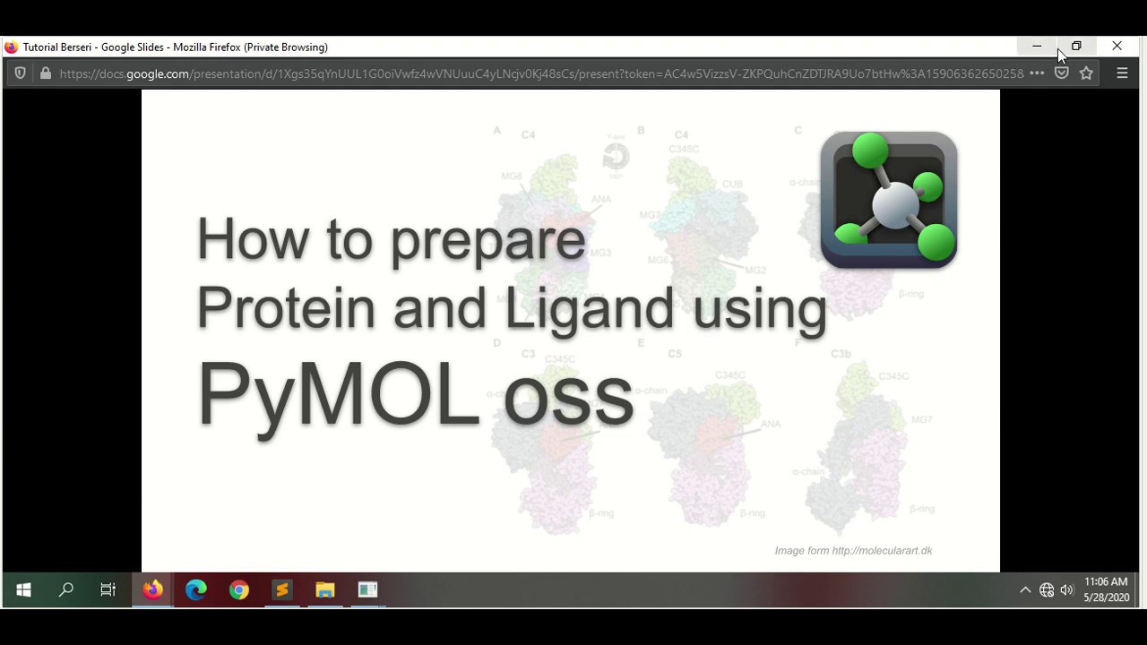 How to prepare protein and ligand for docking using PyMOL for NRGsuite ...