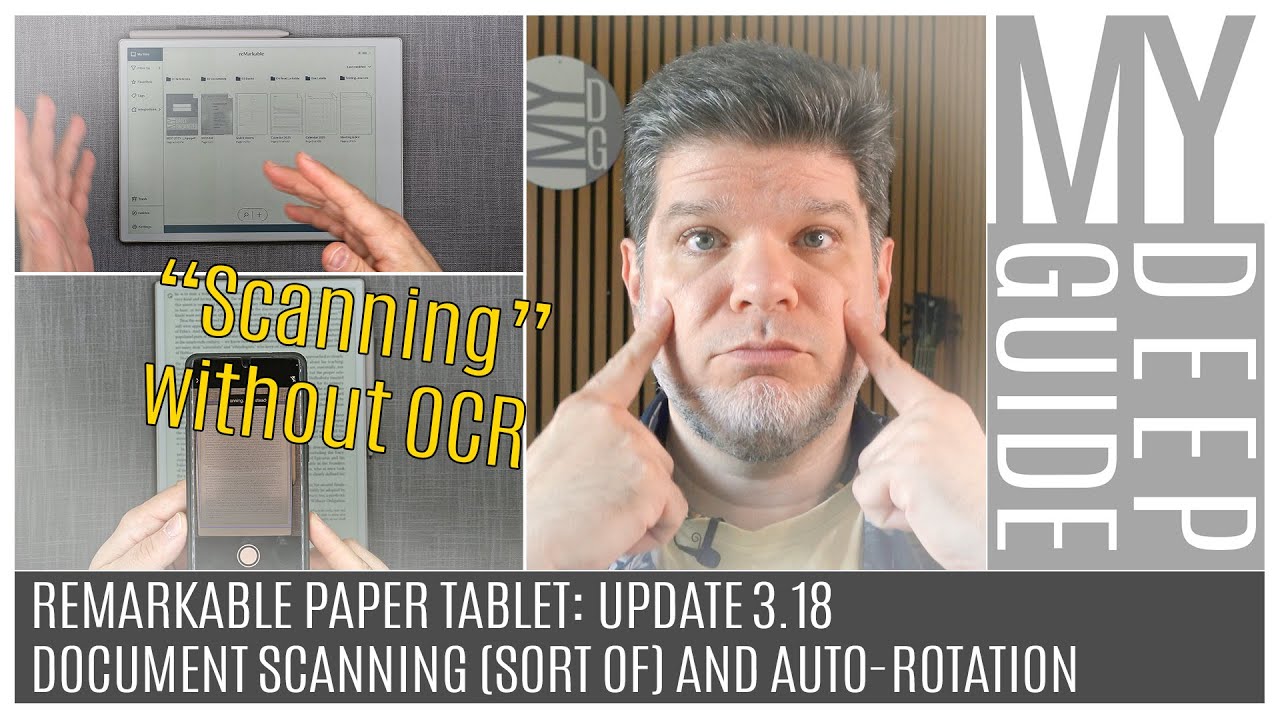 Remarkable Paper Tablet: Update 3.18. Auto-Rotation and Document ...