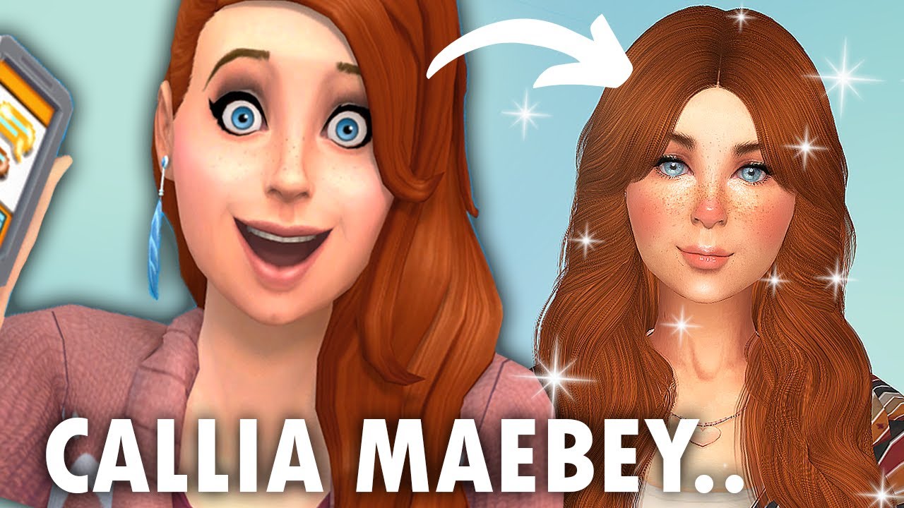 Giving the myserious Callia Maebey an Alpha CC makeover - YouTube