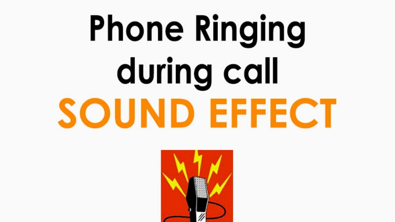 Phone Ringing During Call Sound Effect - YouTube