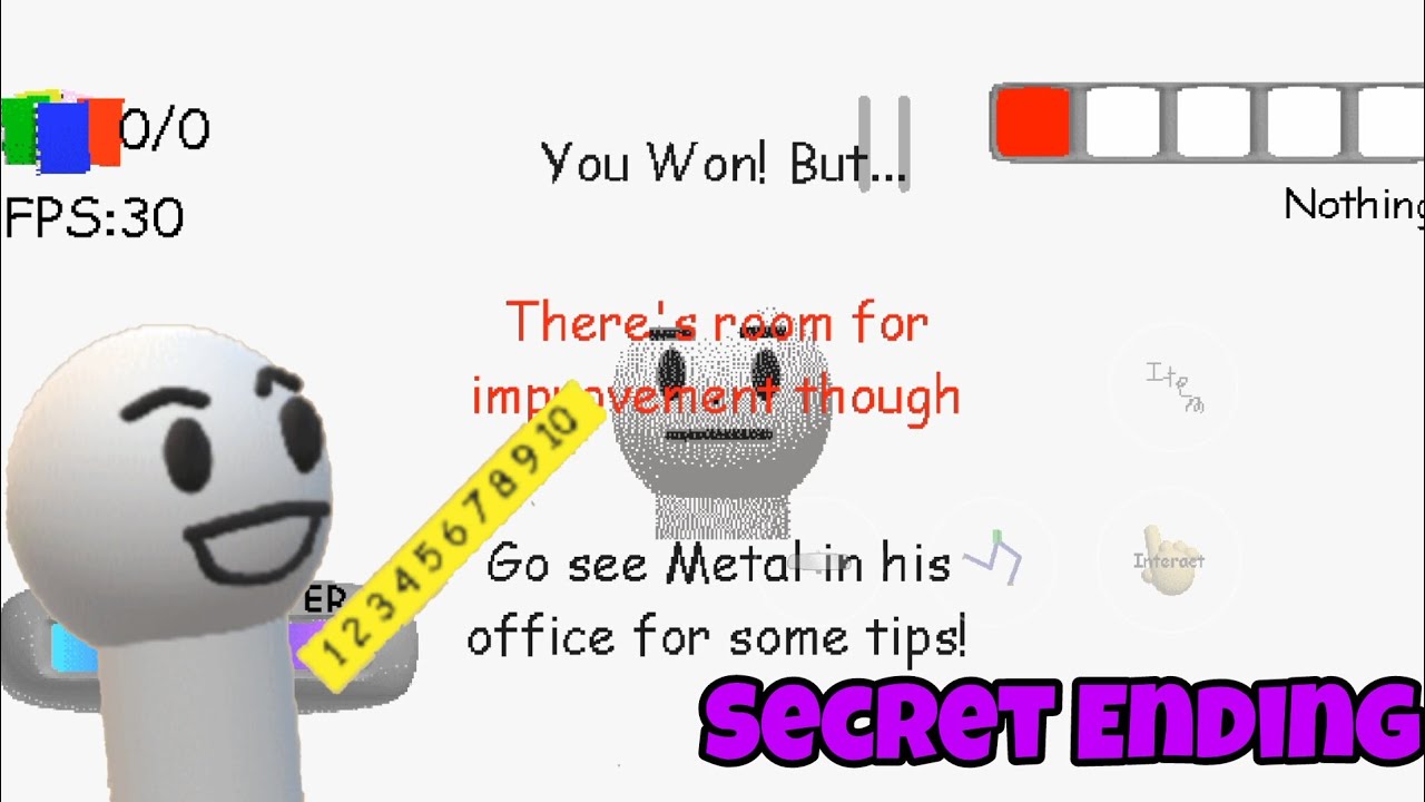 Metal's Basics Revisited Secret Ending Android - Baldi's Basics Mod ...