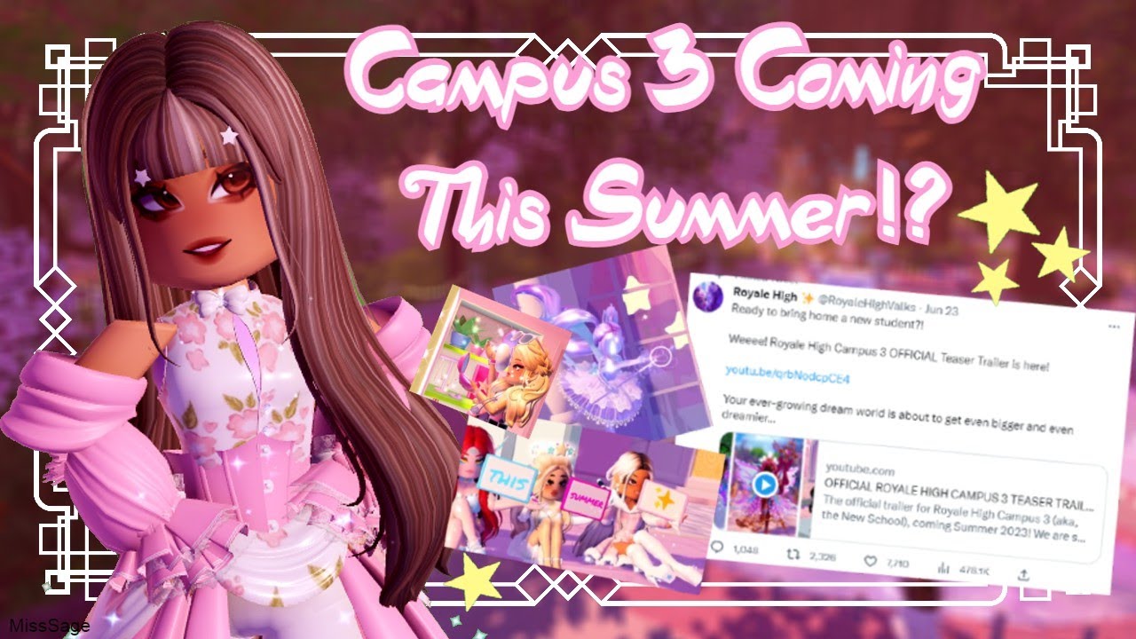THE NEW SCHOOL IS COMING THIS SUMMER!? New OFFICIAL Campus 3 Trailer ...