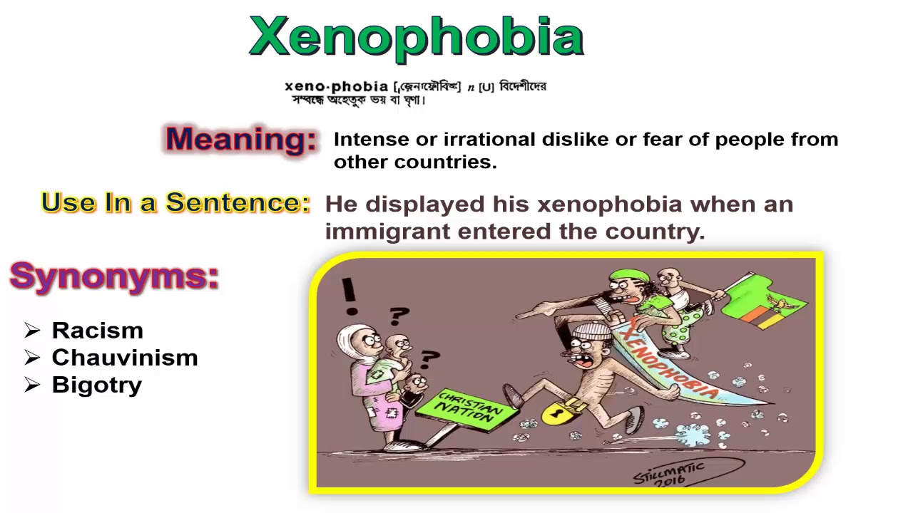 #Xenophobia-(Learn BCS English Vocabulary with Picture)☑ - YouTube