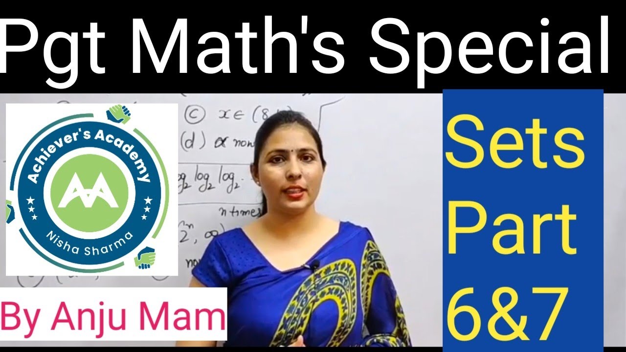 PGT Math's Set's practice (Part-6 & Part-7) PGT math's TGT Math's Dsssb ...