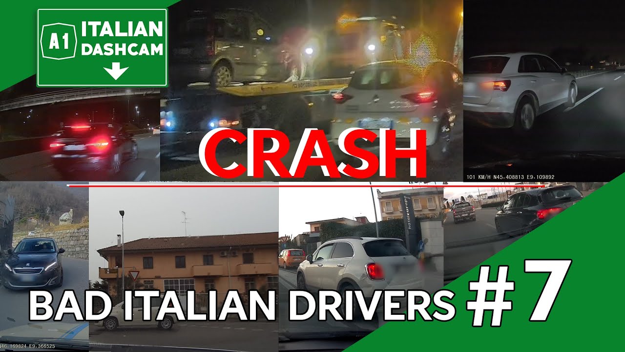 BAD ITALIAN DRIVERS- Dashcam compilation #7 - YouTube