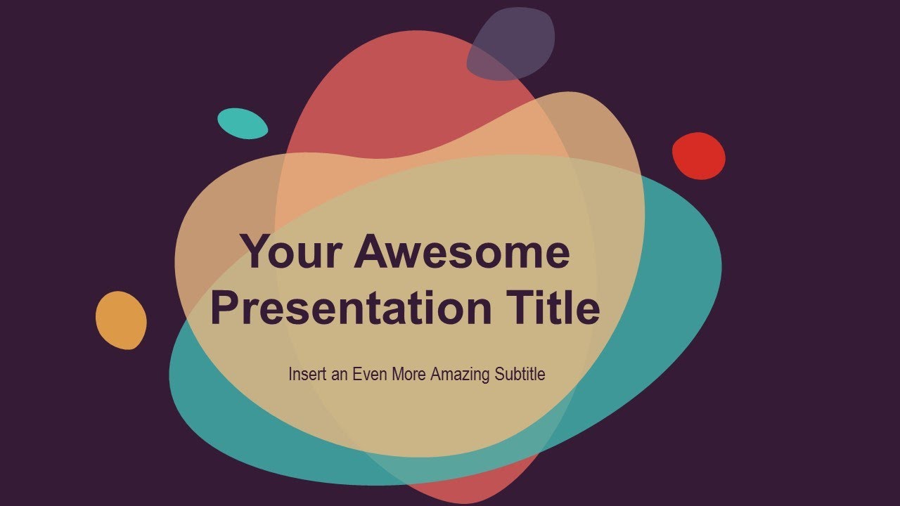 Desain Modern Slide Title Presentation di Powerpoint - YouTube