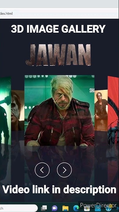 Jawan Srk 3D Image Gallery CSS 🔥😱 #shorts #youtubeshorts #short #jawan - YouTube