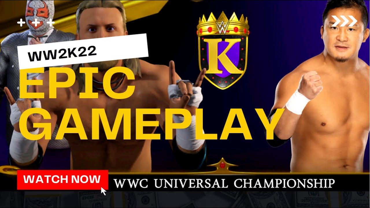 Epic WWE 2K22 intro and gameplay - YouTube