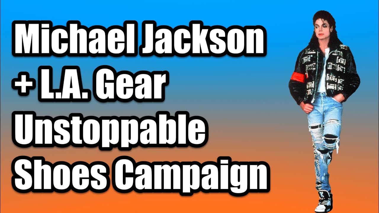 Michael Jackson x L.A. Gear Unstoppable Sneakers + Promotional Items ...