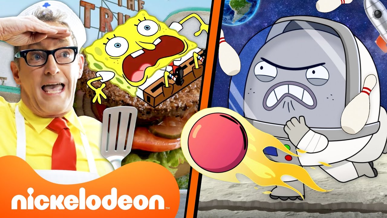 SpongeBob + Rock Paper Scissors Weirdest Moments For 20 Minutes! 💥 ...