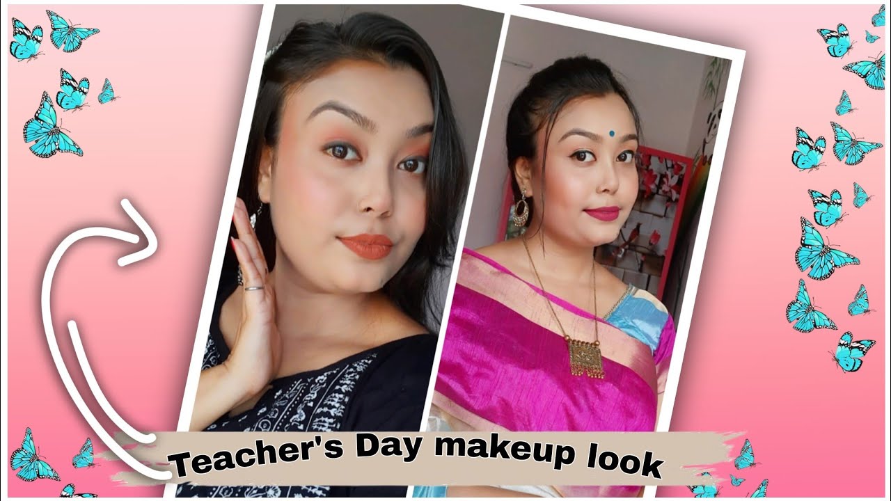 Teacher's Day makeup for students and Teachers ll makeup tutorial ️ ...