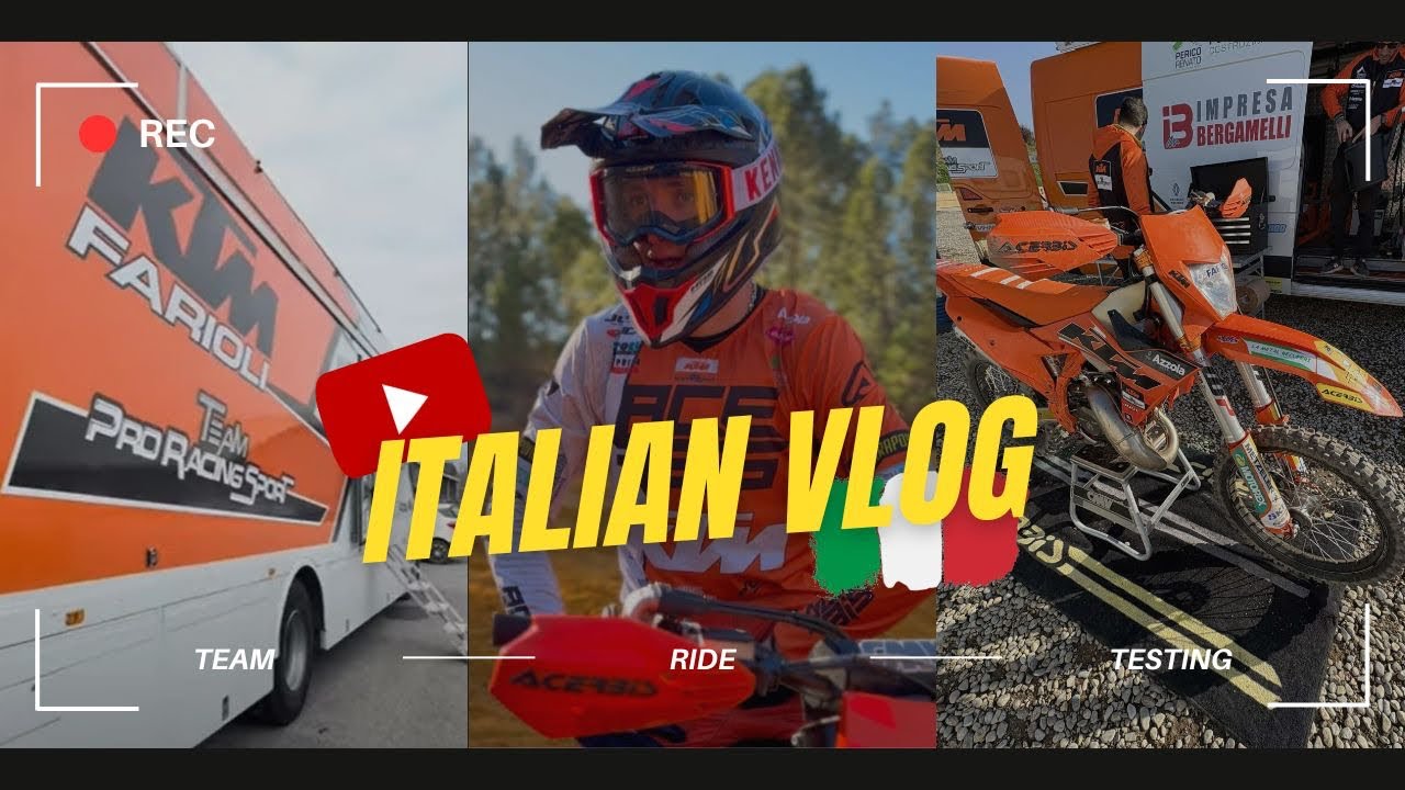 Vlog entraînement en Italie🇮🇹/ Team KTM pro racing - YouTube