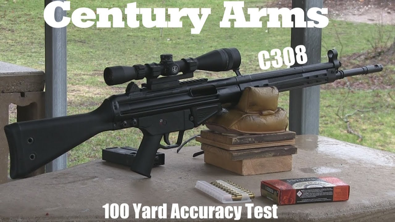Century Arms C308 First Accuracy Test - YouTube