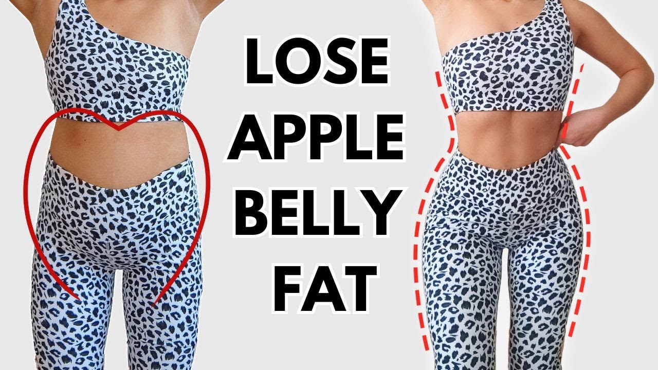 LOSE APPLE BELLY FAT IN 20 DAYS, EASY standing workout, no jumping ...