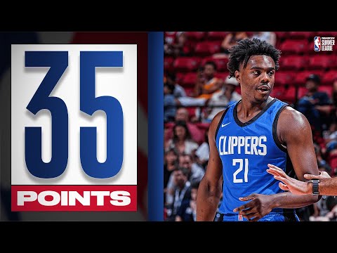 Clippers 1st Round Pick Kobe Brown Drops 35 PTS & 8 REB In Summer League Win!