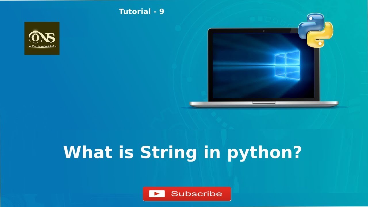 What Is String In Python Hindi Tutorial 9 Python Tutorial 1960