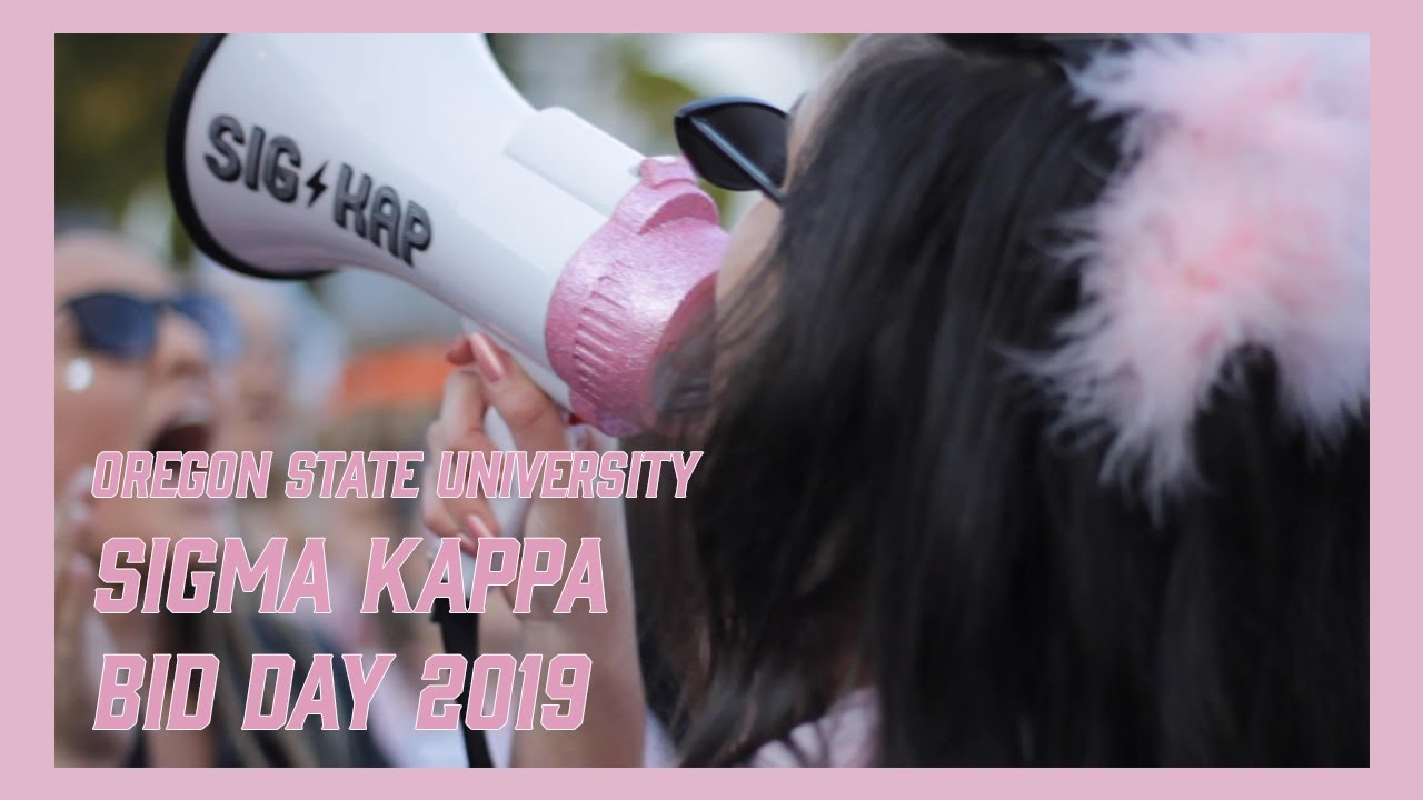Sigma Kappa at Oregon State University Bid Day 2019 - YouTube