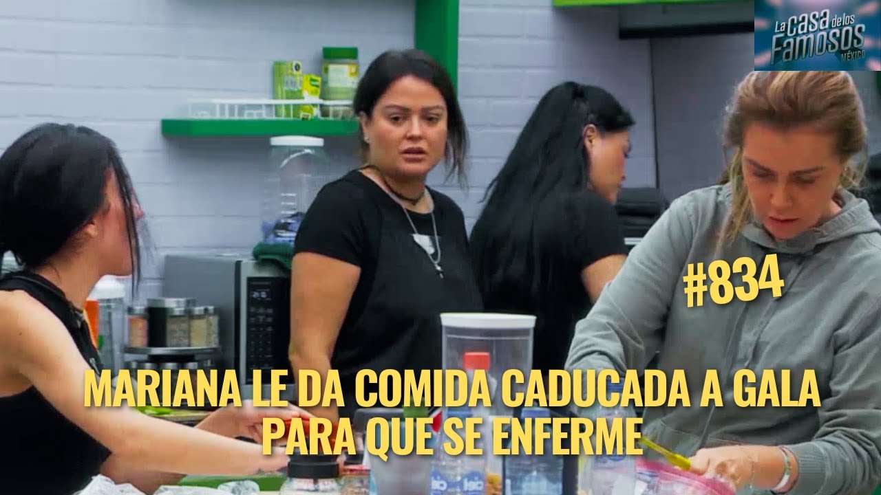 MARIANA LE DA COMIDA CADUCADA A GALA PARA QUE SE ENFERME EN LA CASA DE ...