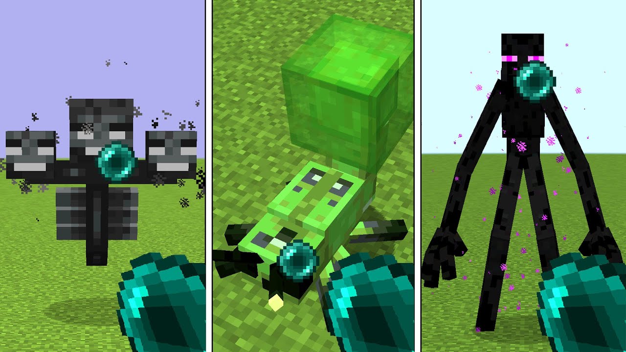 What is inside immortal mobs and bosses in Minecraft? - YouTube